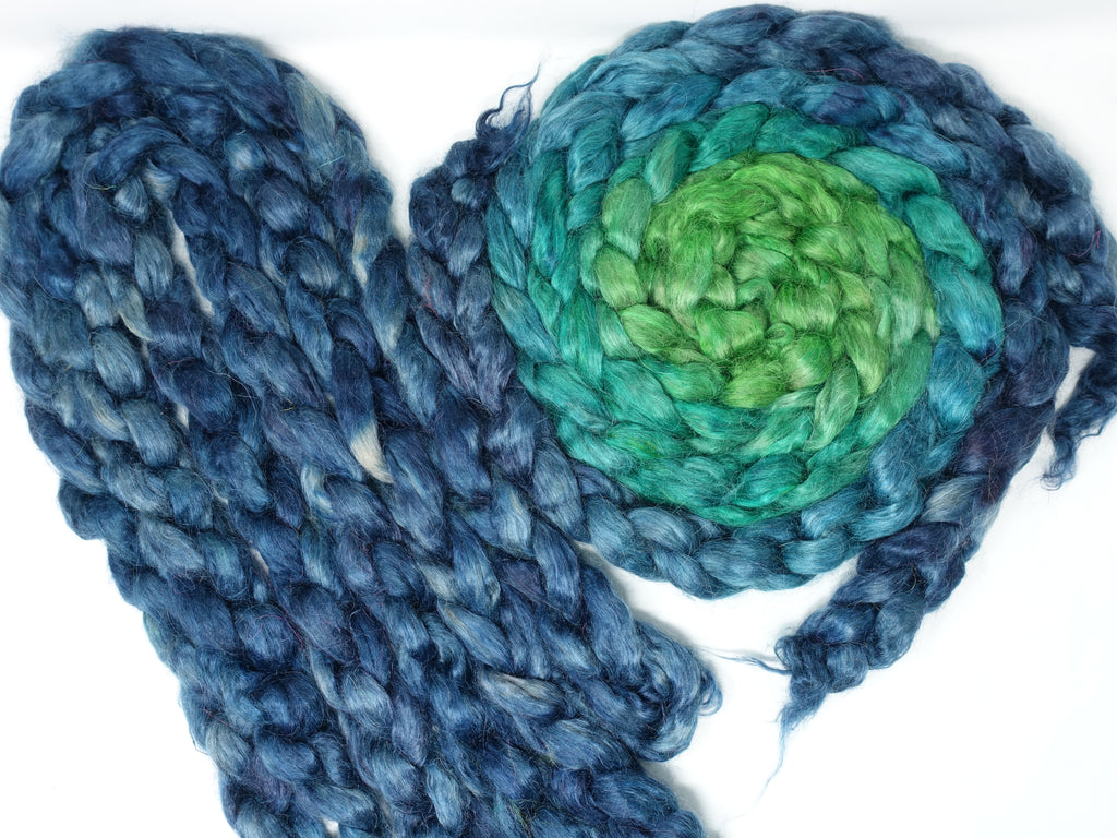 Kid Mohair & Peduncle Silk, Hand Dyed Gradient & Semi-Solid. 100g ...