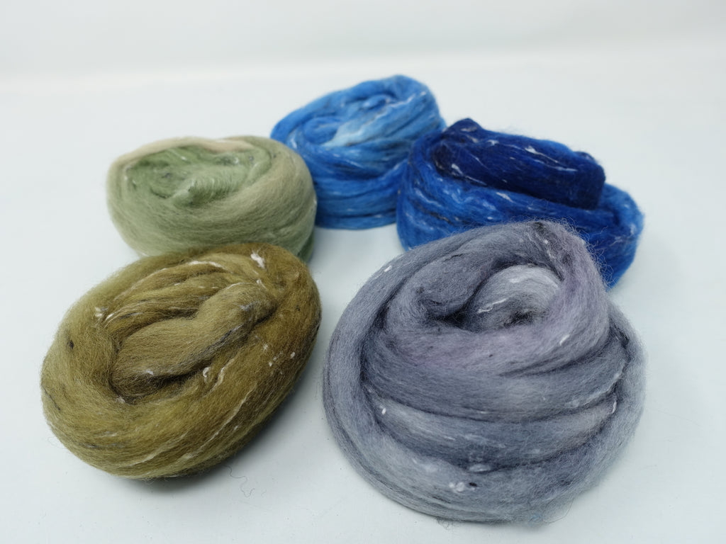Tweed Wool, Mixed Colour Pack. South American Wool & Nepps. Landscape ...