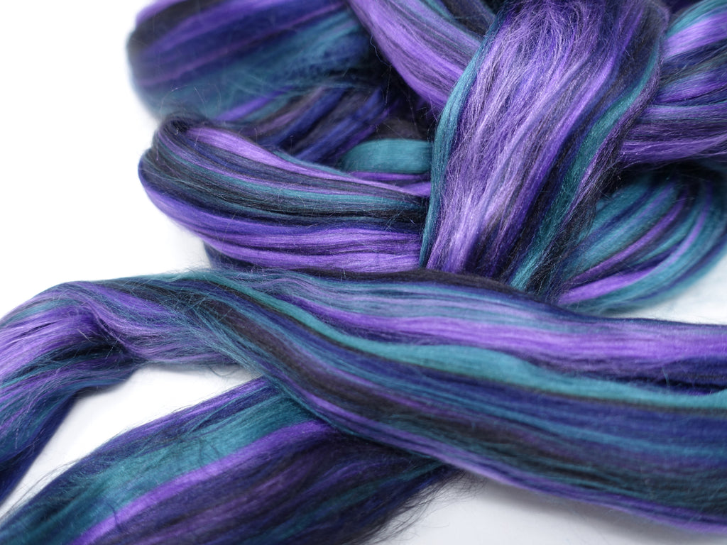 Heather Silk- Blended Mulberry Silk Tops- 50g, 100g & 200g- Gladys ...